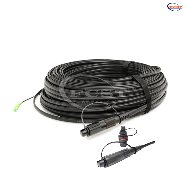 Pre-Connect Fiber Terminal Box And Pre Connectorized Cable For Quick ...