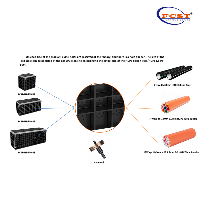 Composite Material FRP Telecom Modular Composite Access Chambers for ...