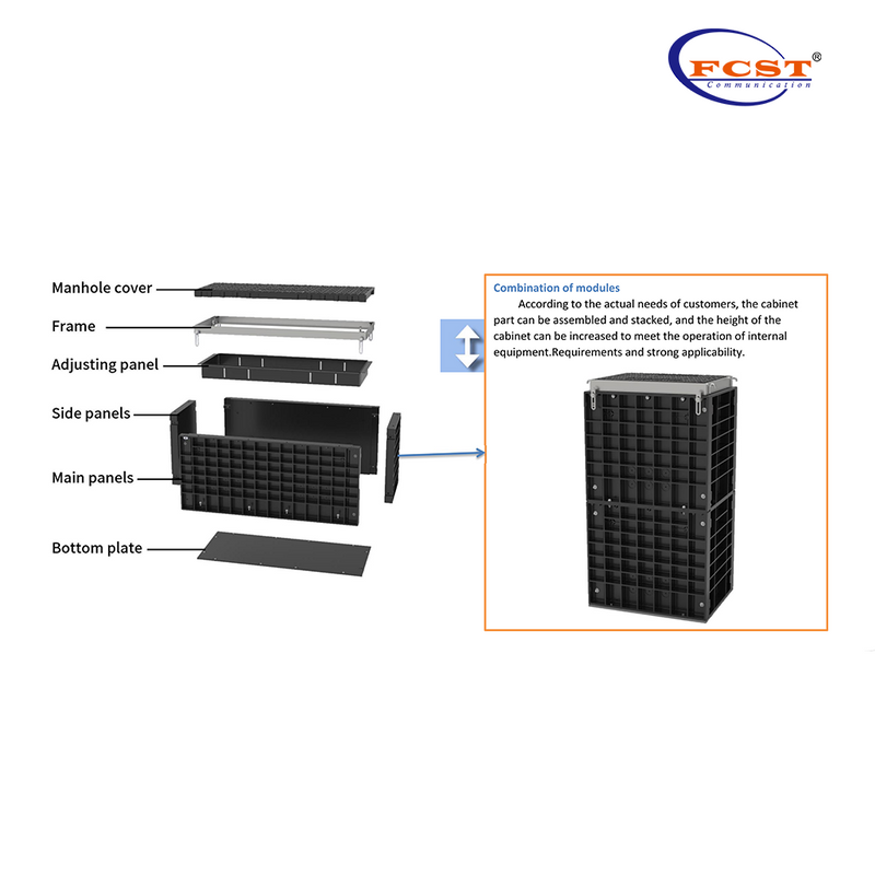 Composite Material FRP Telecom Modular Composite Access Chambers for ...