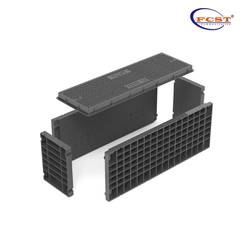 SMC Reinforced Plastic Direct Buried Manhole Chamber Box for Electric ...